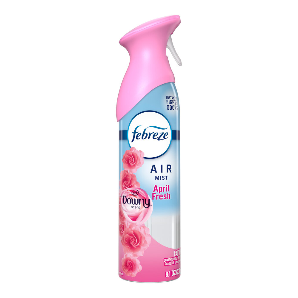 Febreze Air 99302 Downy April Fresh Scented Air Freshener 8.1 oz. - 6/Case