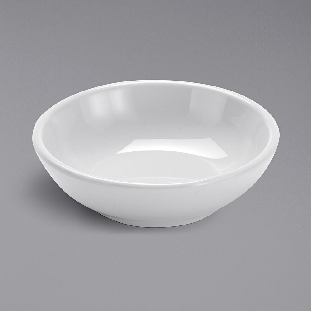 American Metalcraft 3 oz. White Mini Melamine Bowl - 20/Case