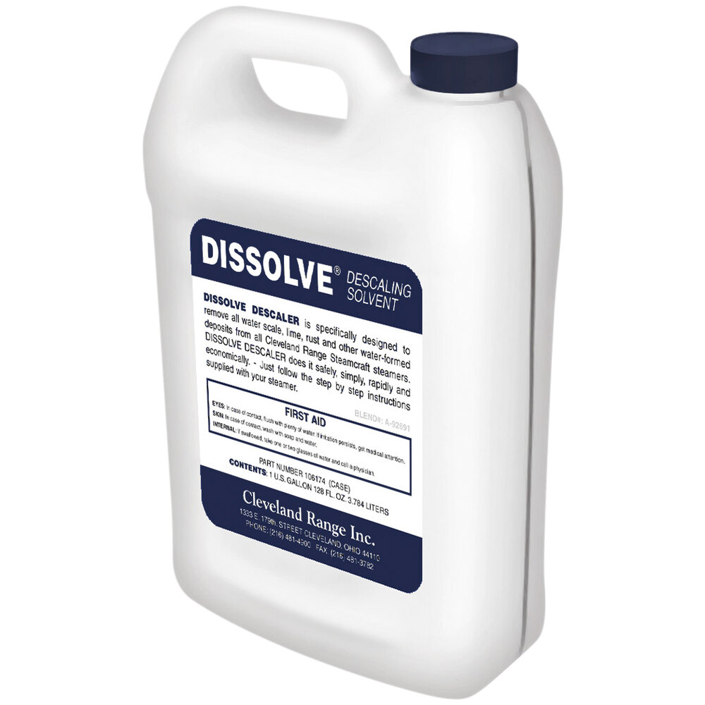 Cleveland 106174 1 Gallon Dissolve Boiler Delimer / Descaling Solvent ...