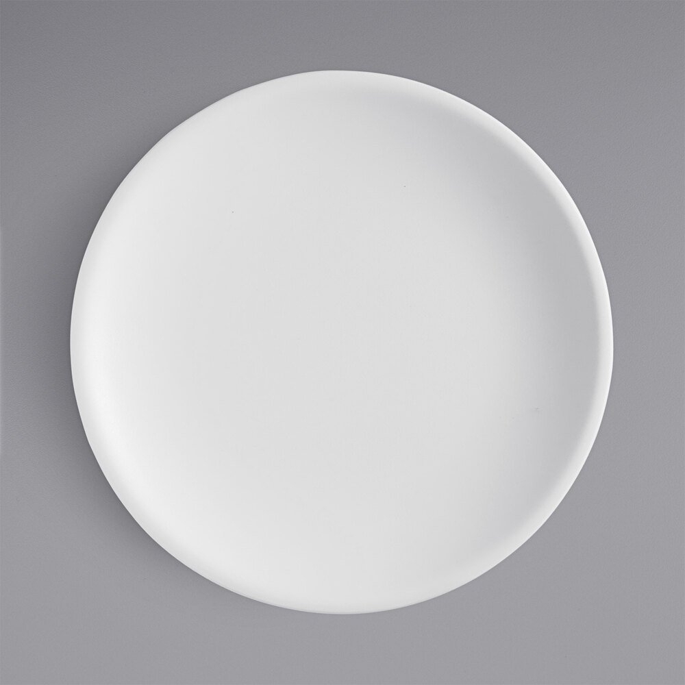 American Metalcraft Mix & Matte 6" White Matte Melamine Coupe Plate