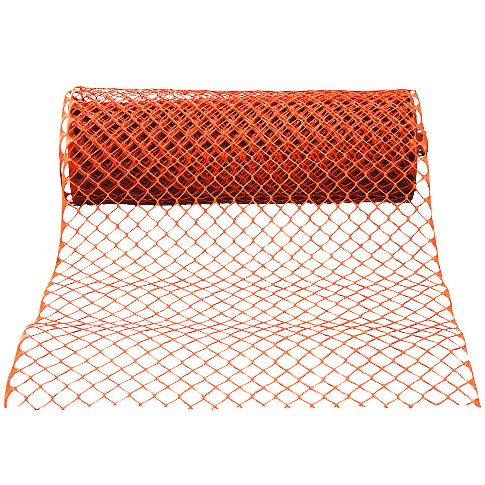 Cortina 4' x 100' Orange Heavy-Duty Safety Fencing 03-905-HDO - Diamond ...