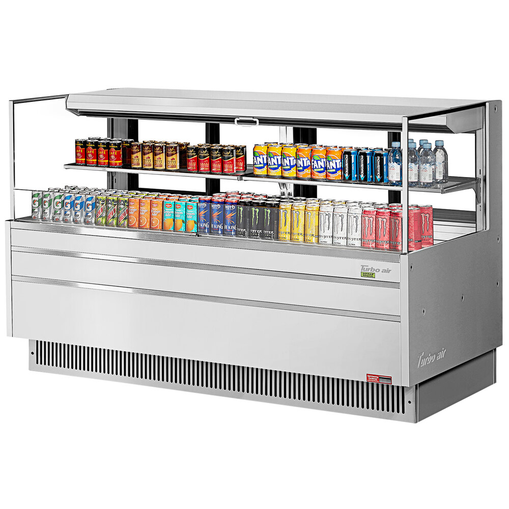 Turbo Air TOM-72L-UFD-S-2S-N 71" Stainless Steel Horizontal ...