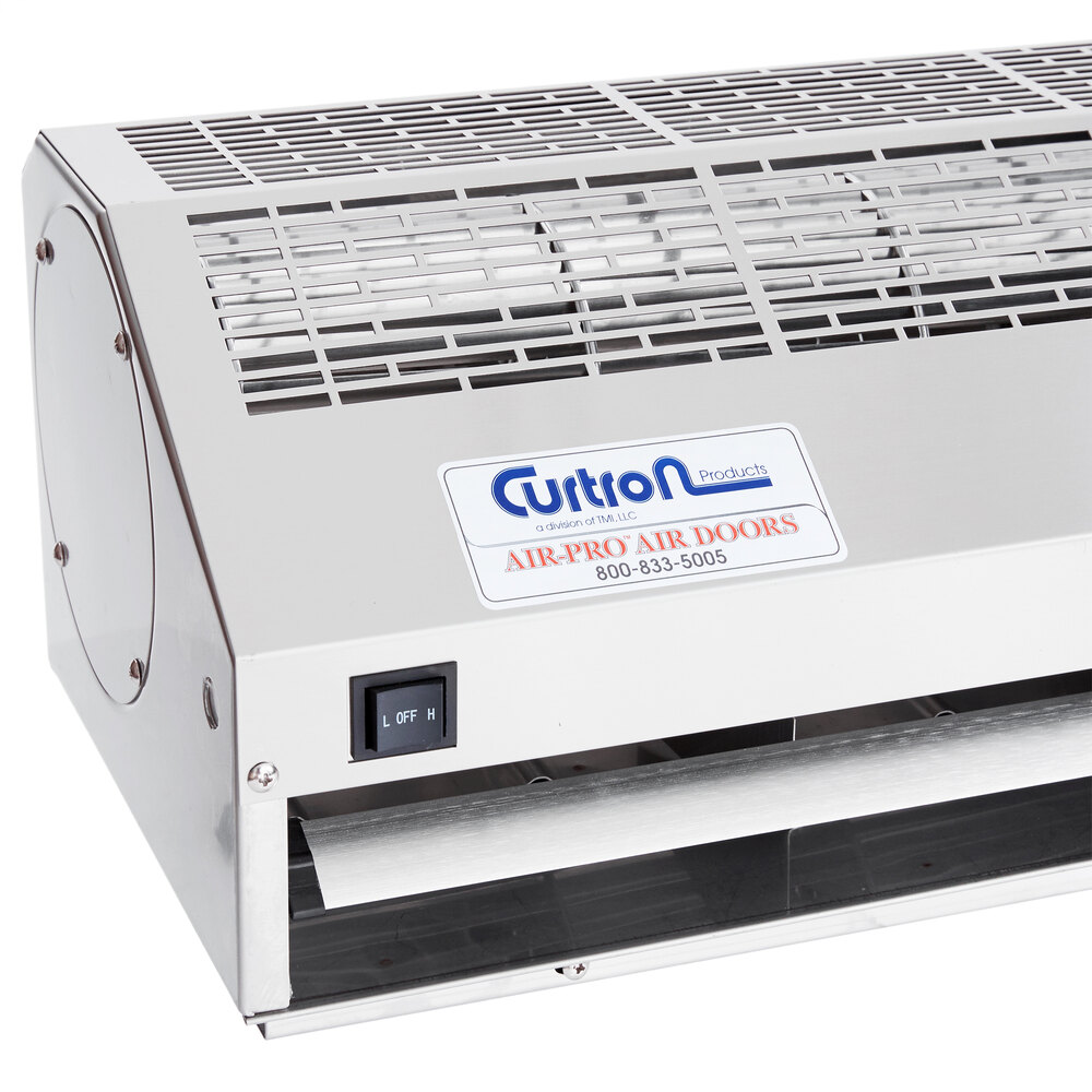 Curtron AP-4-72-2-SS Air Pro Air Curtain Insect Door 72" - 120V