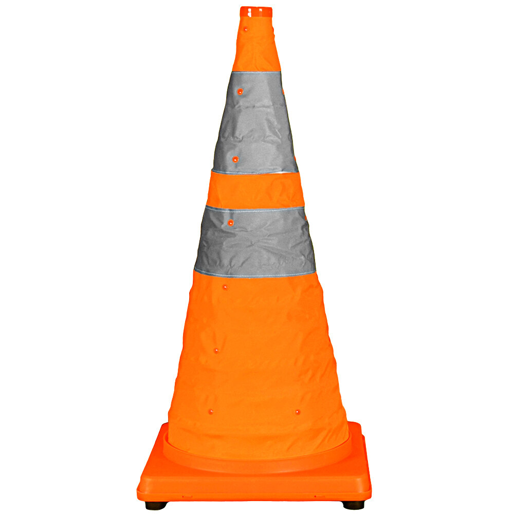 Cortina Pack N Pop 28" Collapsible Traffic Cone with 4 lb. Base ...