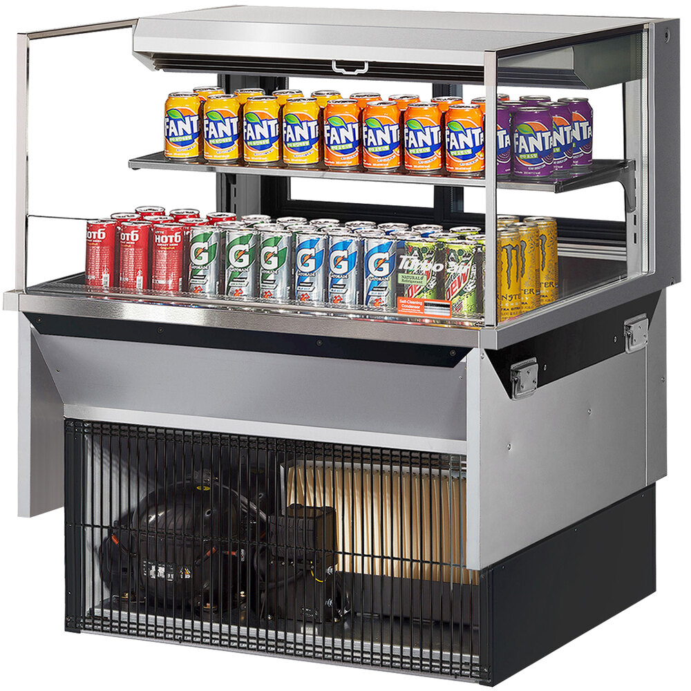 Turbo Air TOM-36L-UFD-S-2SI-N 36" Stainless Steel Drop-In Refrigerated ...