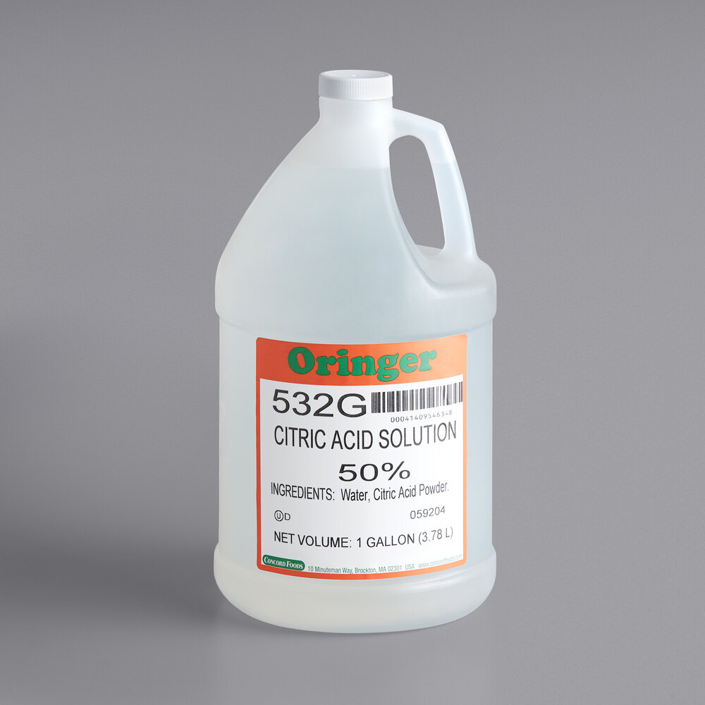 Oringer Bulk Citric Acid (1 Gallon)