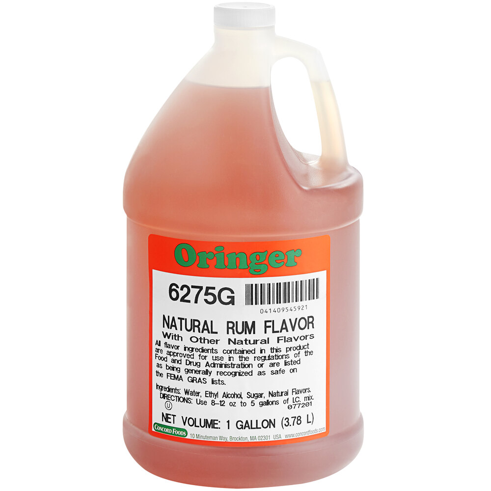 Oringer Rum Hard Serve Ice Cream Flavoring with Other Natural Flavors 1 ...