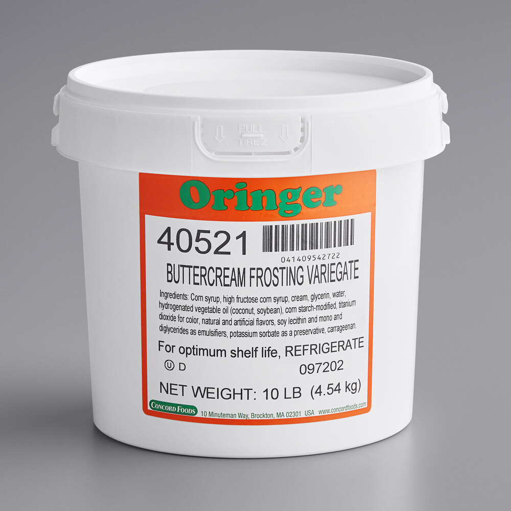 Oringer Buttercream Frosting Variegate 11 lb.