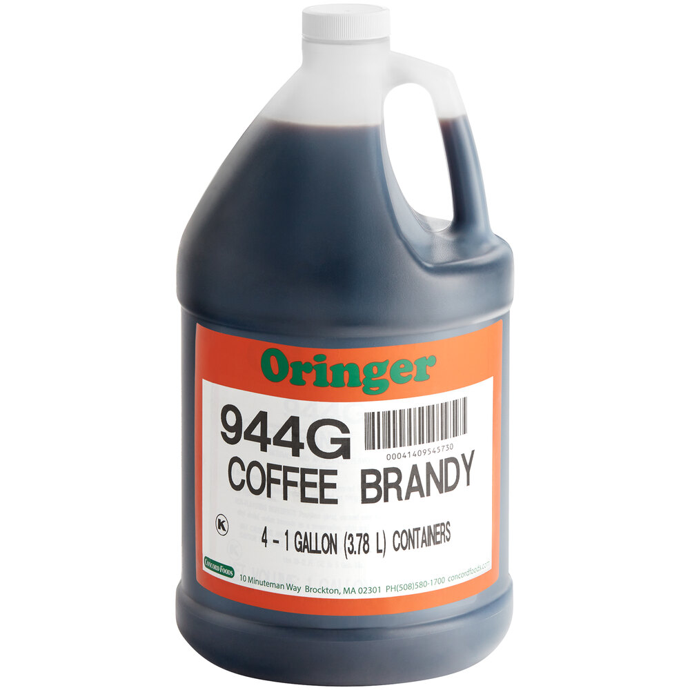 Oringer Coffee Brandy Hard Serve Ice Cream Flavoring 1 Gallon