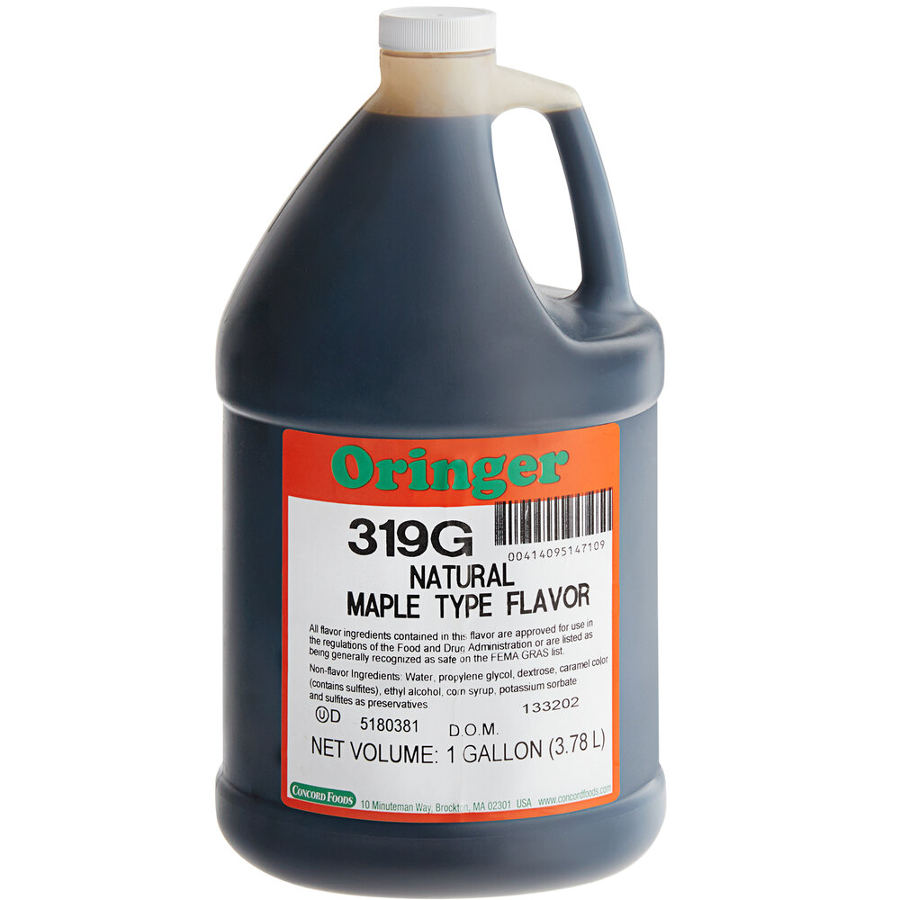 Oringer Maple Hard Serve Ice Cream Flavoring with Other Natural Flavors ...