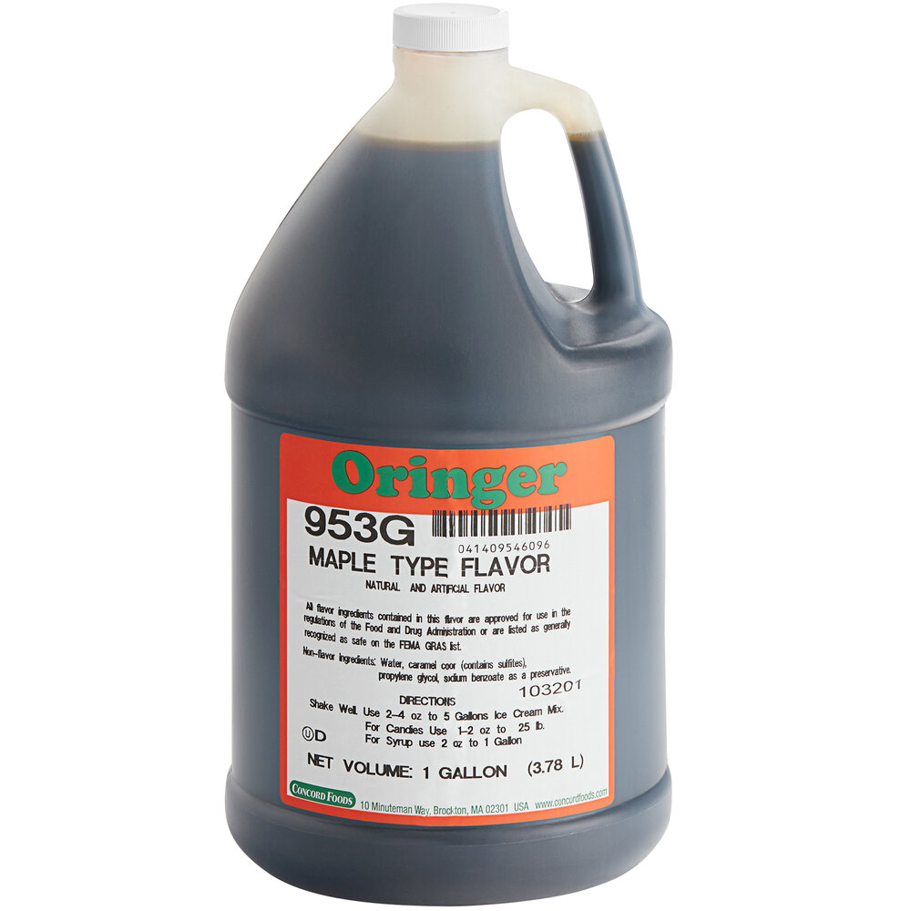 Oringer Maple Hard Serve Ice Cream Flavoring with Natural and ...