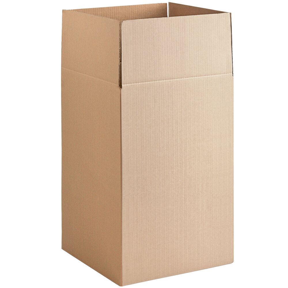 Lavex 16" x 16" x 30" Kraft Corrugated RSC Shipping Box - 10/Case