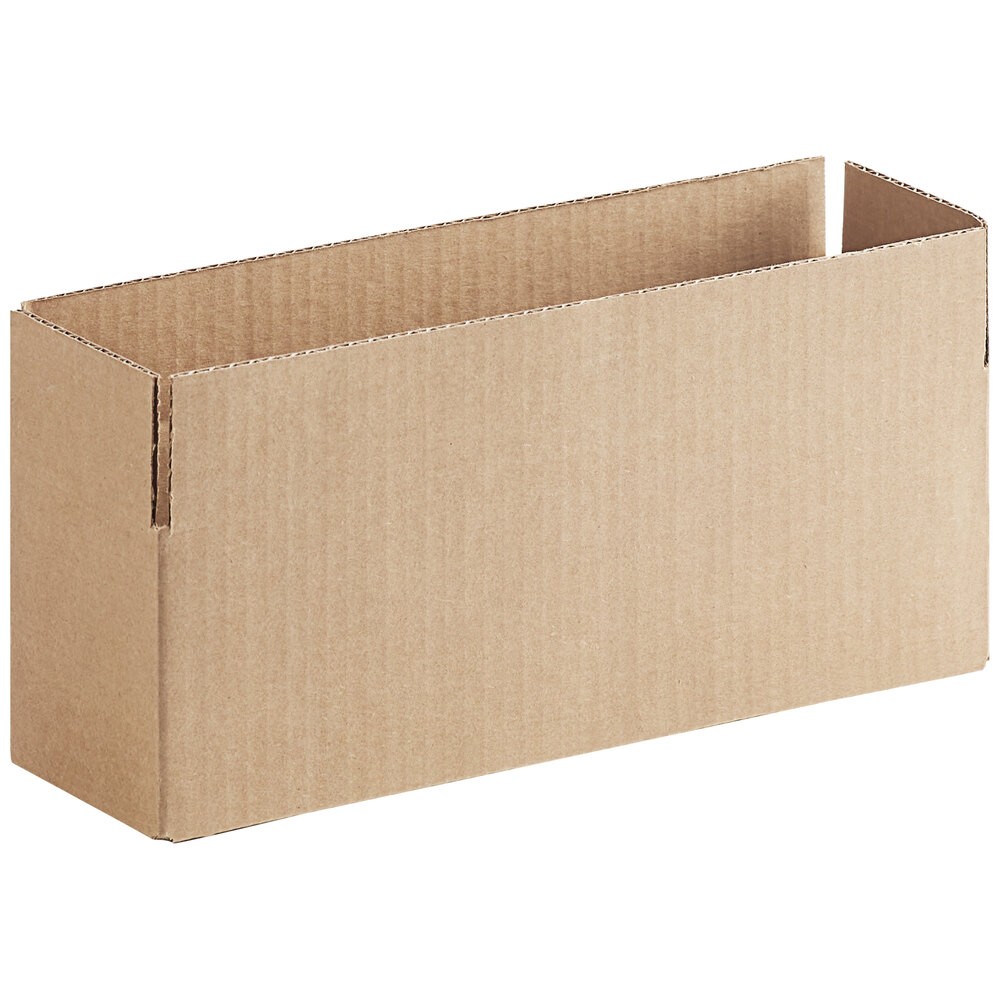 Lavex 18" x 6" x 6" Kraft Corrugated RSC Shipping Box - 25/Case