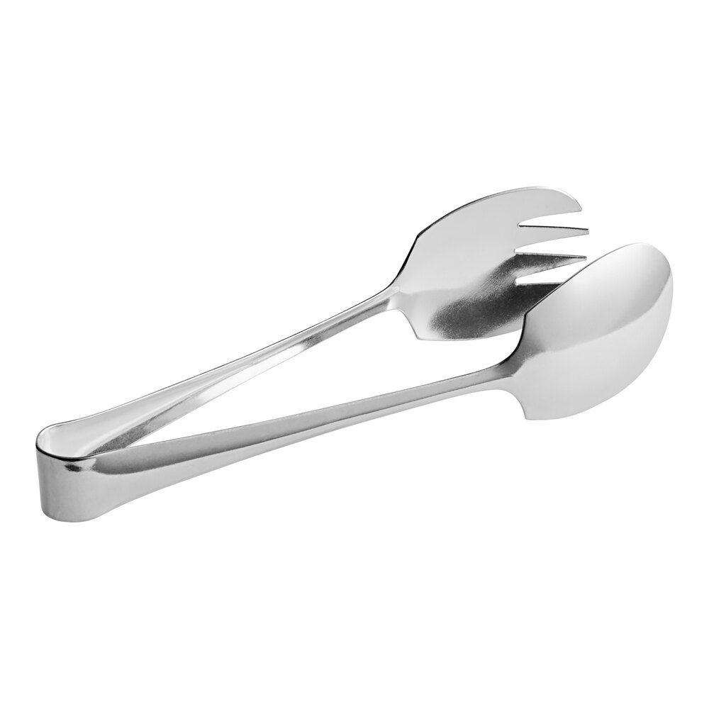 American Metalcraft 8" Stainless Steel Salad / Pastry Tongs SS782