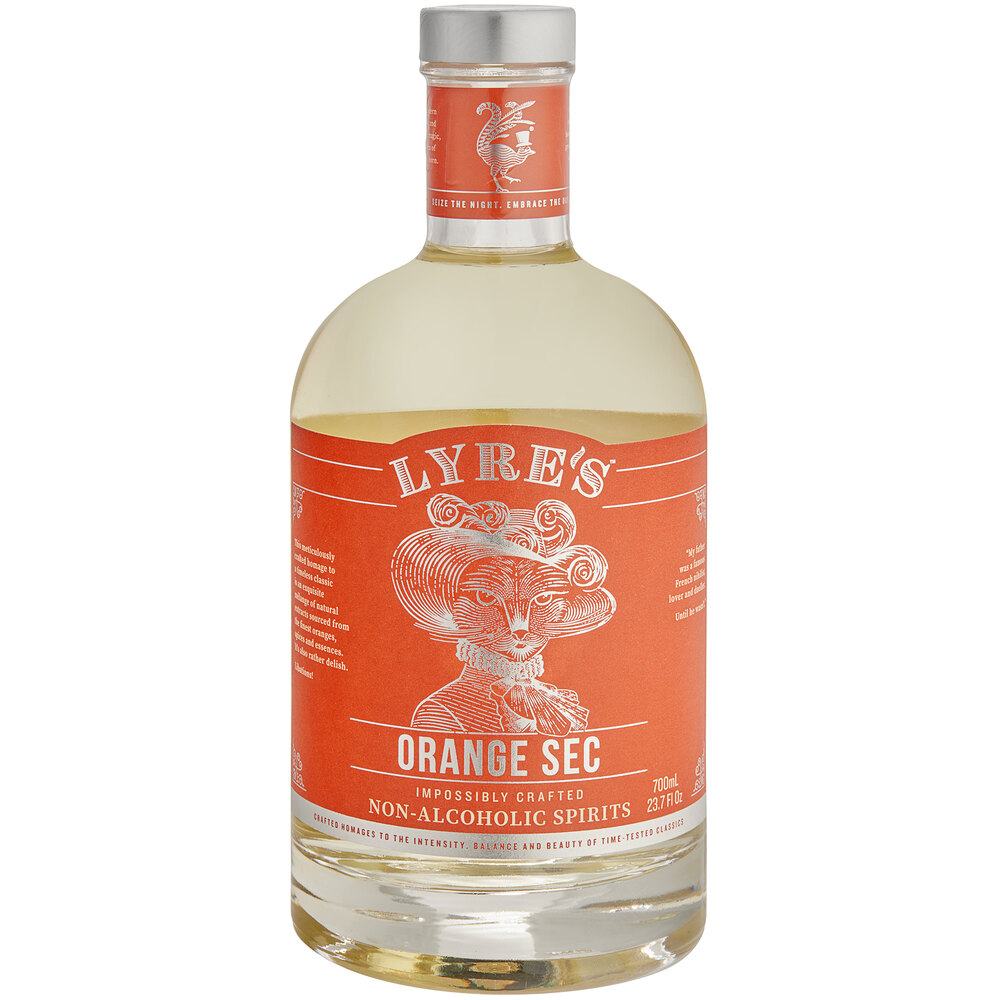 Lyre's Orange Sec Non-Alcoholic Liqueur 700mL Bottle