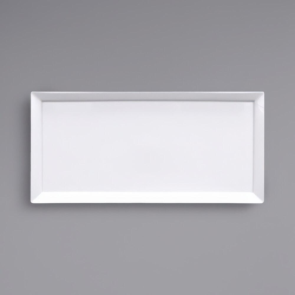 Fortessa Fortaluxe® Tavola 10 1/4" x 5" Bright White Rectangular ...