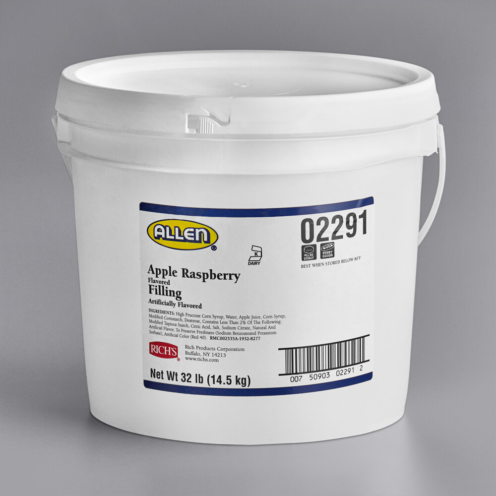 Rich's Allen Apple Raspberry Flavored Filling - 32 lb. Pail