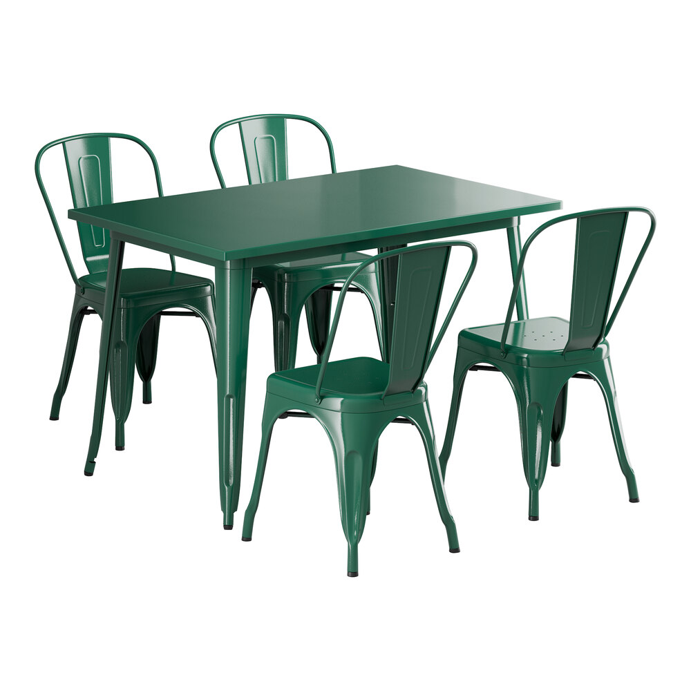 Lancaster Table & Seating Alloy 47 1/2" x 29 1/2" Emerald Green ...
