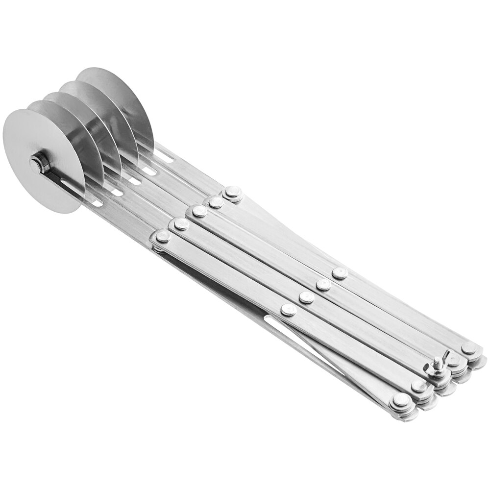 Choice 5 Wheel Expandable Stainless Steel Pastry / Dough Cutter