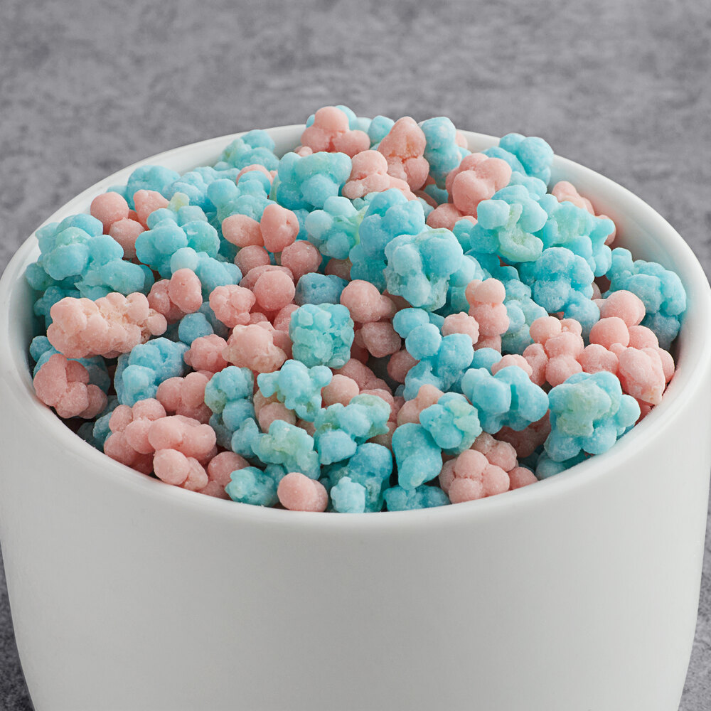 Fizzy Pink and Blue Cotton Candy Cluster Ice Cream Topping and ...