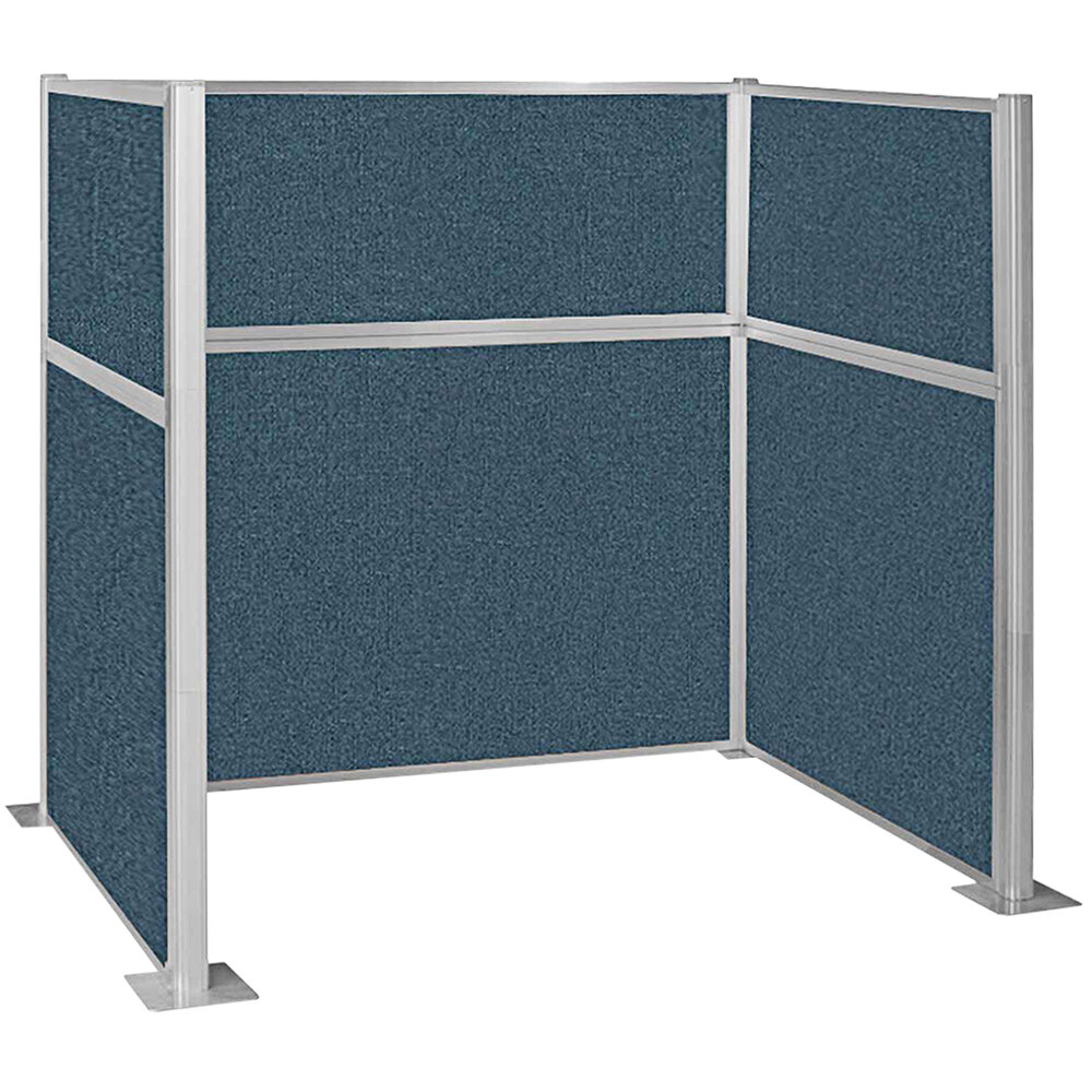 Versare Hush Panel 6' x 4' Caribbean U-Shape Cubicle