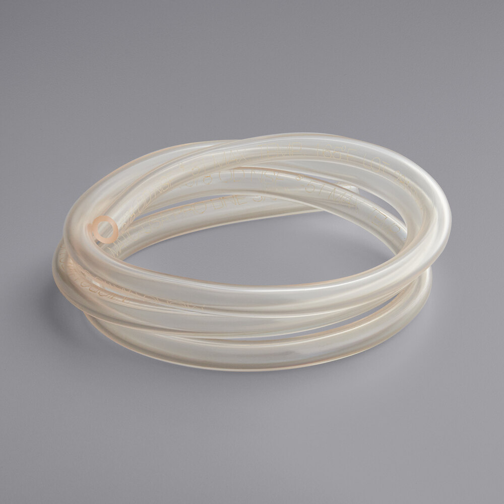 Micro Matic 548WD1200C 100' Braided Clear Vinyl Beer Hose - 1/4" ID