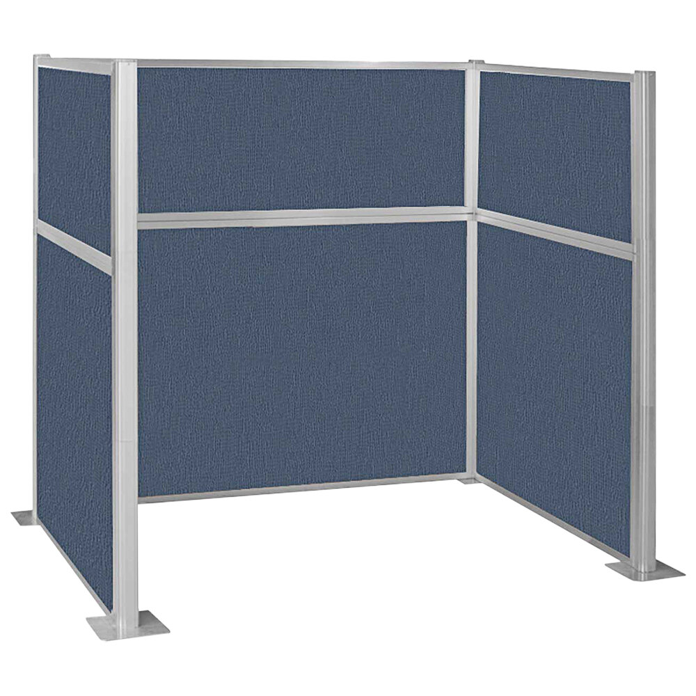 Versare Hush Panel 6' x 4' Ocean U-Shape Cubicle