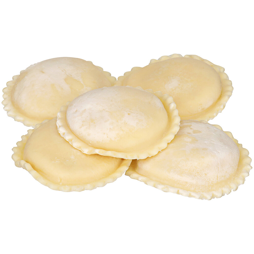 Bernardi Jumbo Round Semolina Flour Cheese Ravioli 5 lb. - 2/Case