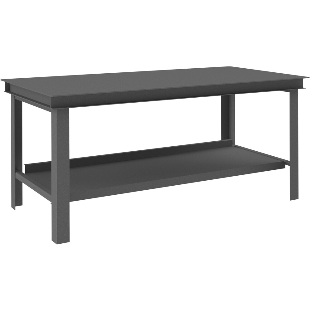 Durham Mfg 36" x 72" 2 Shelf Super Heavy-Duty Steel Workbench HWB-3672-95