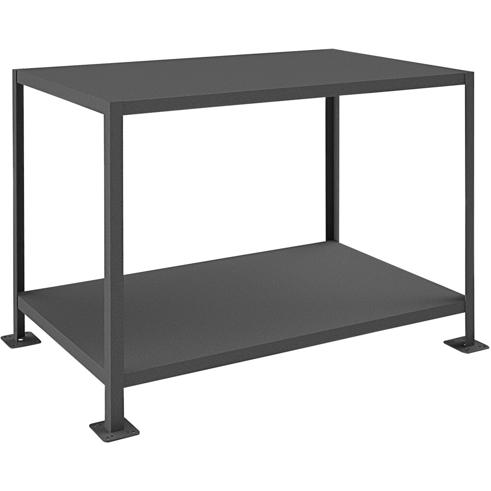 Durham Mfg 30" x 48" Heavy-Duty 2 Shelf Machine Table MT304836-3K295