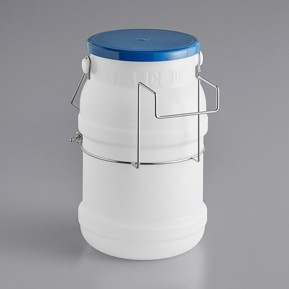 Choice 5 Gallon Polypropylene Ice Tote with Filling Hanger, Lid, and ...
