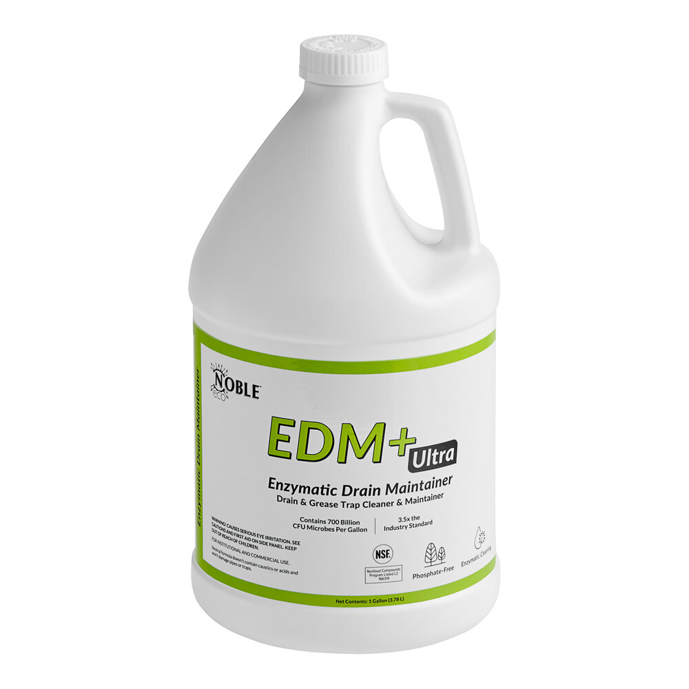 Noble Eco EDM+ Ultra 1 Gallon Ready-to-Use Enzymatic Drain Maintainer ...