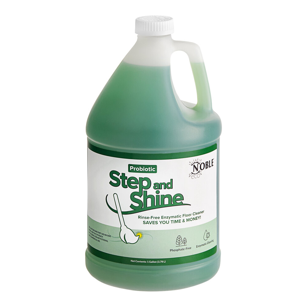 Noble Eco Step and Shine 1 Gallon Concentrated No Rinse Floor Cleaner ...