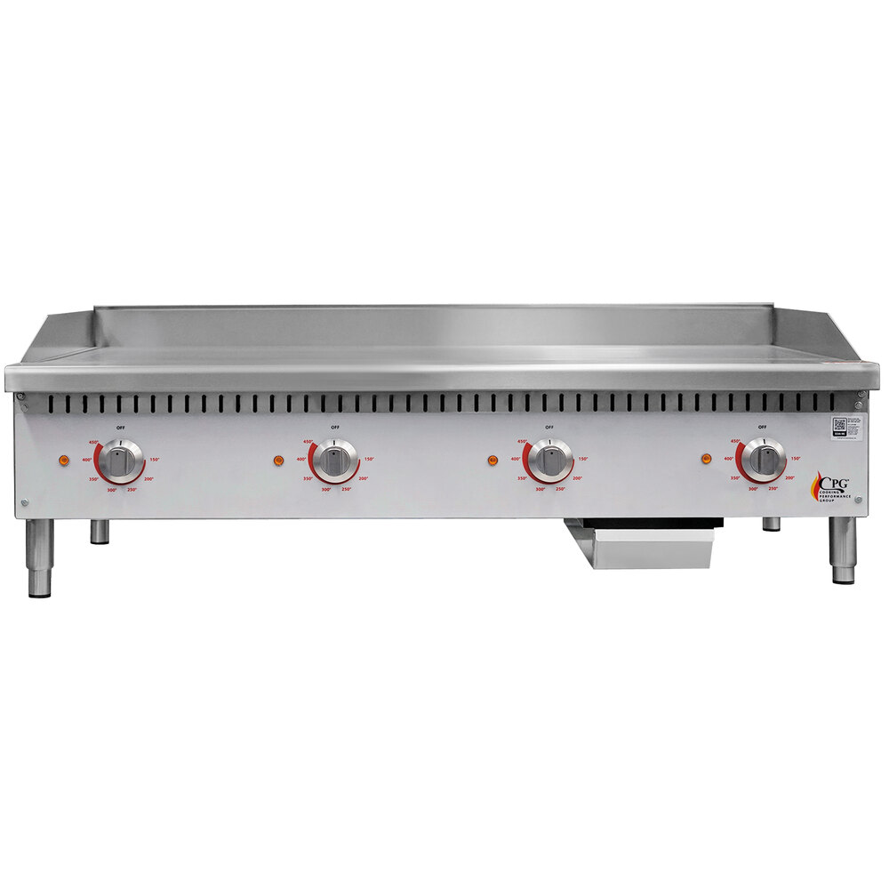 Cooking Performance Group G-CPG-48-M 48" Electric Countertop Griddle ...