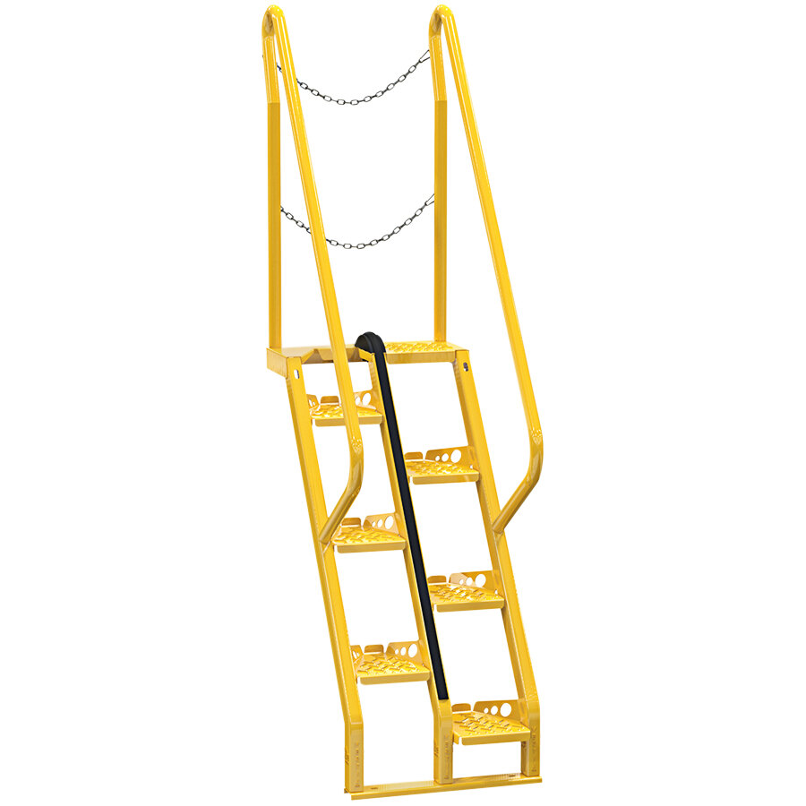 Vestil 56 Degrees 42" x 23 1/2" x 90 1/2" Alternate Tread Stair ATS-4-56
