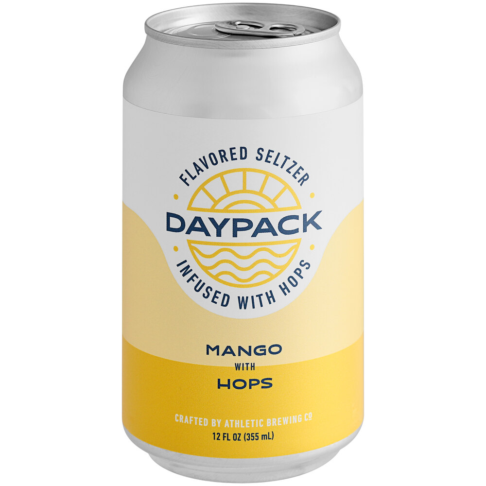 DayPack Mango Non-Alcoholic Sparkling Hop Water 12 fl. oz. - 6/Pack
