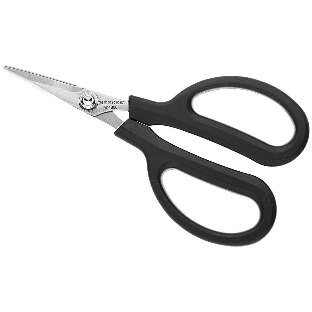 Mercer Culinary 6 1/4" Herbs & Shellfish Kitchen Shears M14808