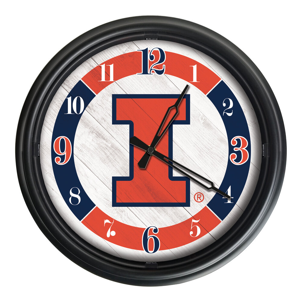 Holland Bar Stool 14" University of Illinois Indoor / Outdoor LED Wall ...