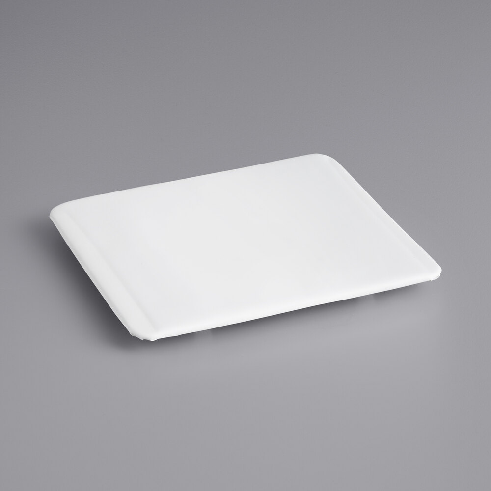 Lancaster Table & Seating White Vinyl Seat for Resin Folding Chairs