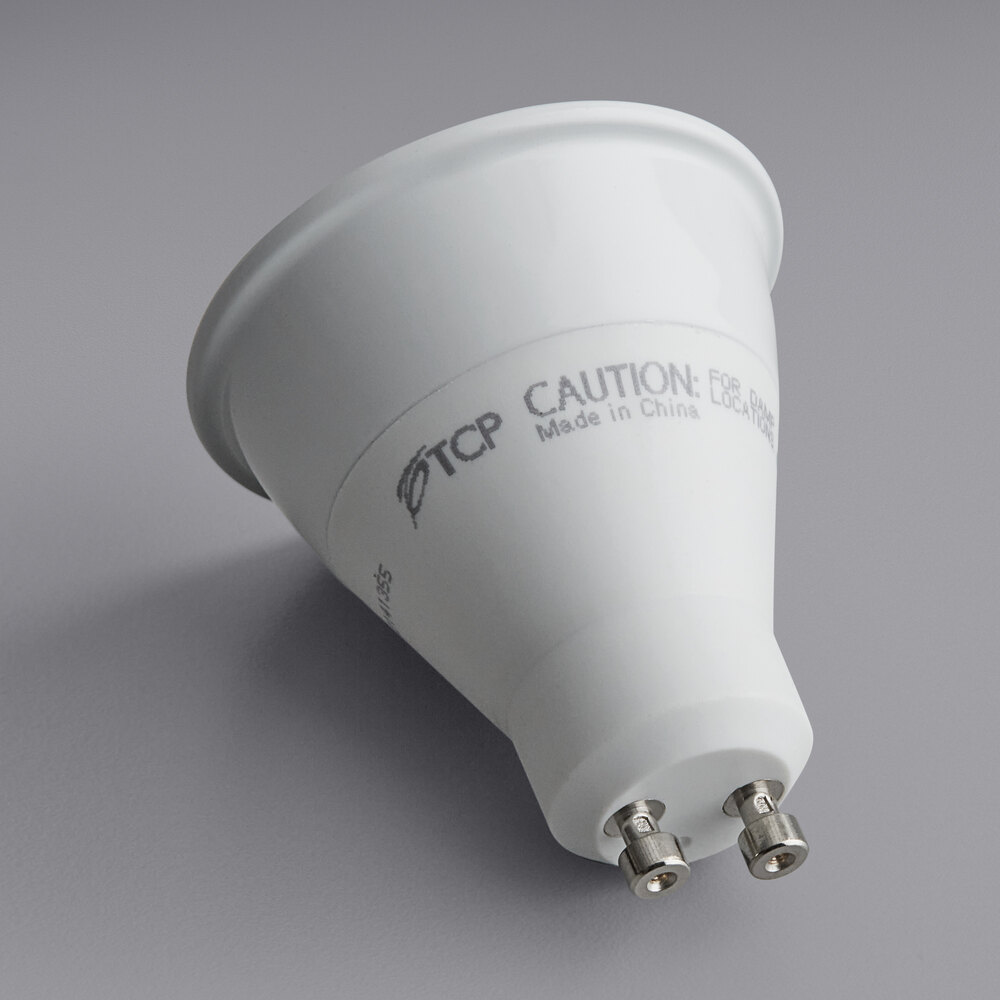 TCP LED7MR16GU1027KFL 6W Dimmable LED Lamp, 500 Lumens, 2700K, GU10 ...