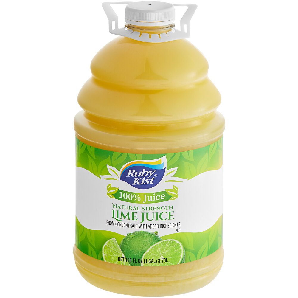 Ruby Kist 100% Lime Juice 1 Gallon