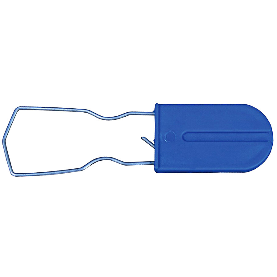 Vestil 3" x 7/8" x 3/16" Blue Polypropylene Security Seal SECS-P-BL ...