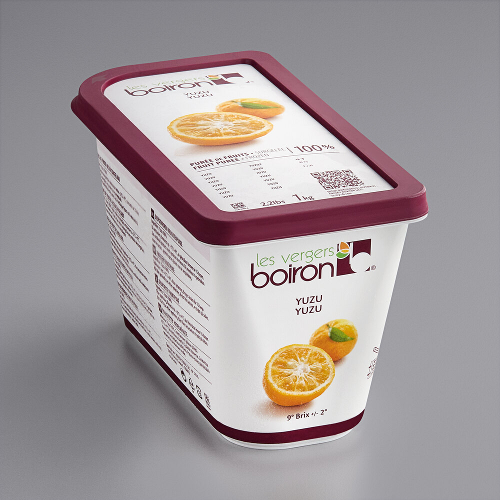 Les Vergers Boiron Yuzu 100% Fruit Puree 2.2 lb.