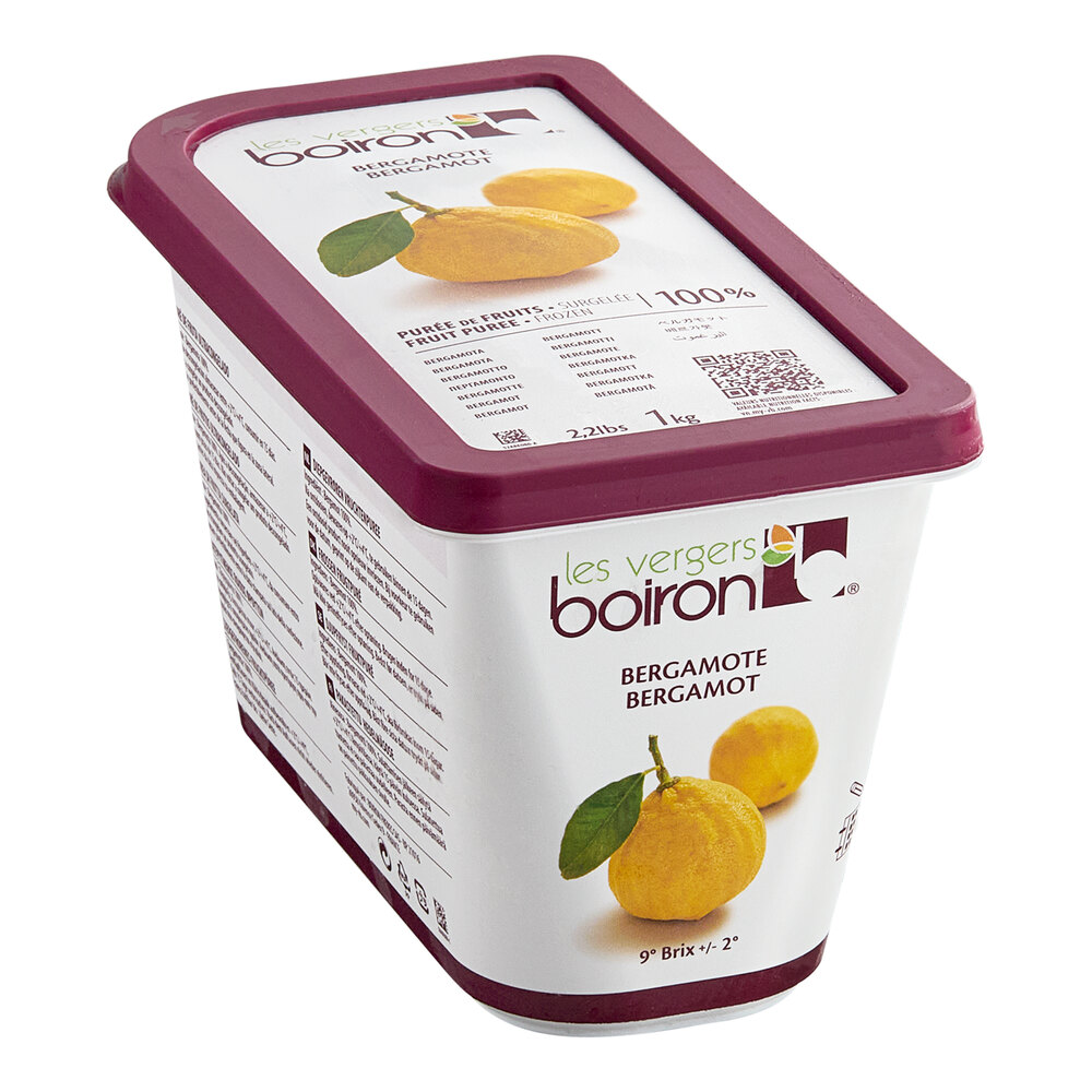 Les Vergers Boiron Bergamot 100% Fruit Puree 2.2 lb.