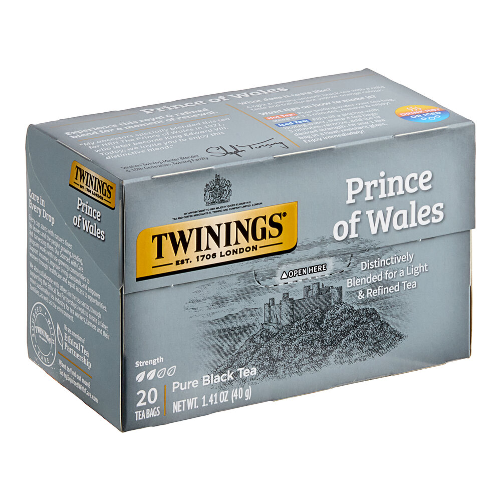 Twinings Prince of Wales Tea Bags - 20/Box