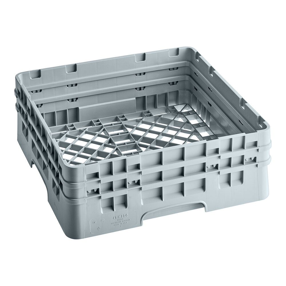 Cambro BR578151 Soft Gray Camrack Customizable Full Size Base Rack with ...