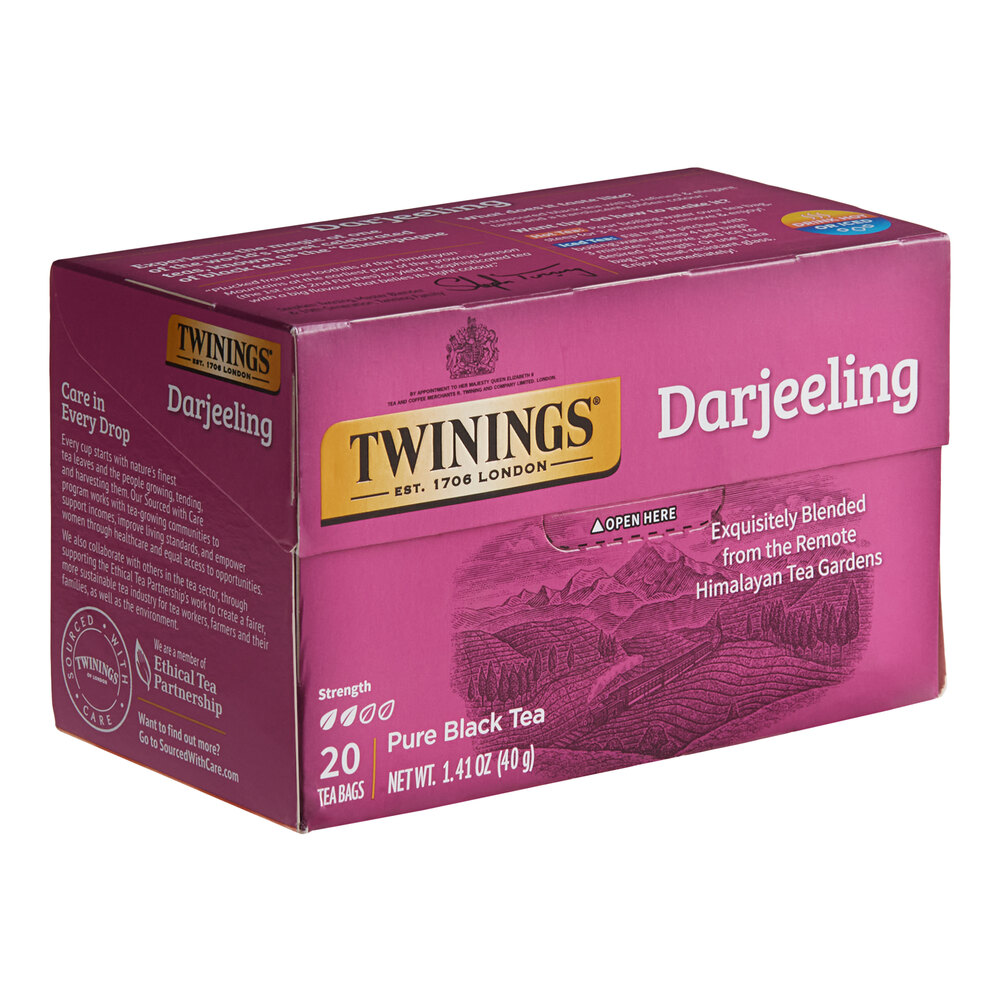 Twinings Darjeeling Tea Bags - 20/Box