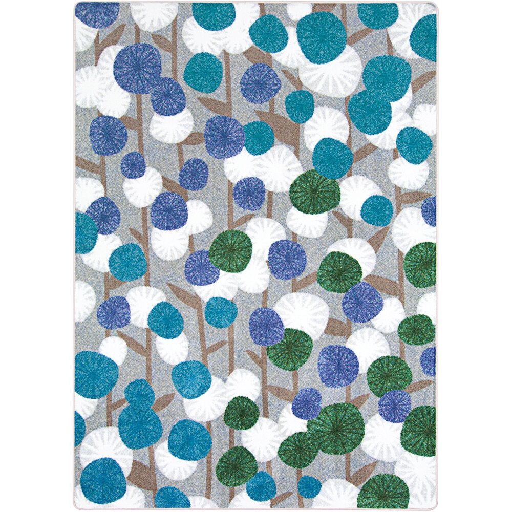 Joy Carpets First Take Posy Grove 5' 4" x 7' 8" Peacock Rectangular ...