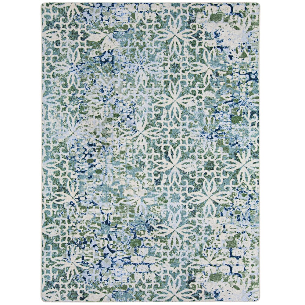 Joy Carpets First Take Composite 7' 8" x 10' 9" Sea Green Rectangle ...