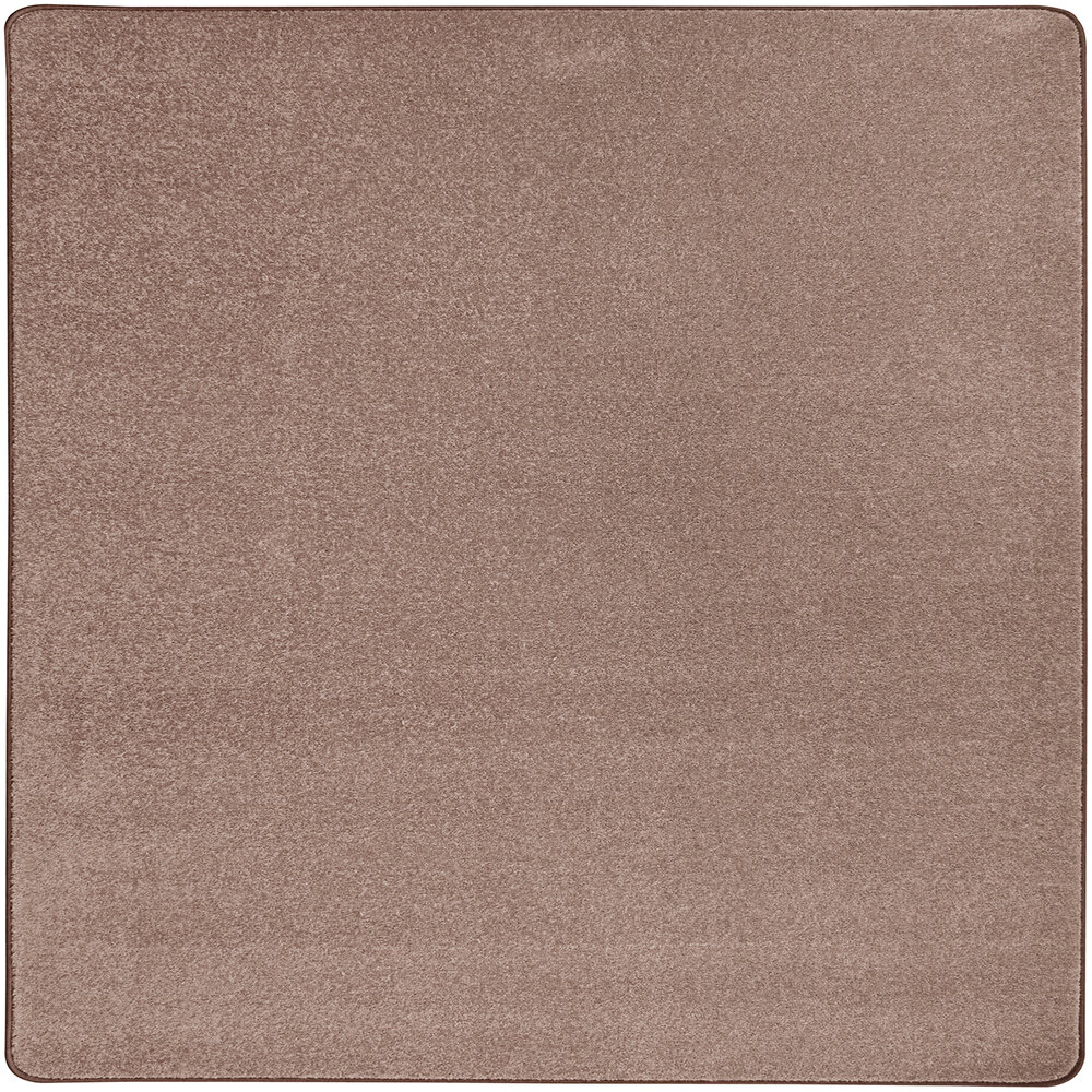 Joy Carpets Kid Essentials Endurance 6' Taupe Square Area Rug